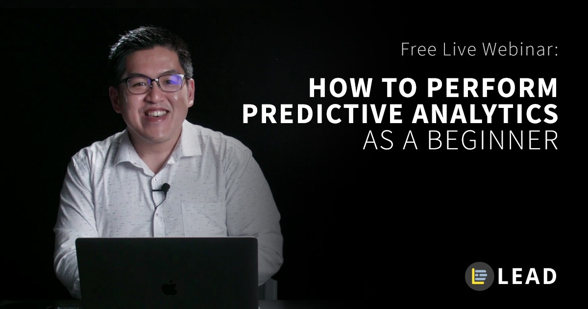 Live Training: How To Perform Predictive Analytics As A Beginner