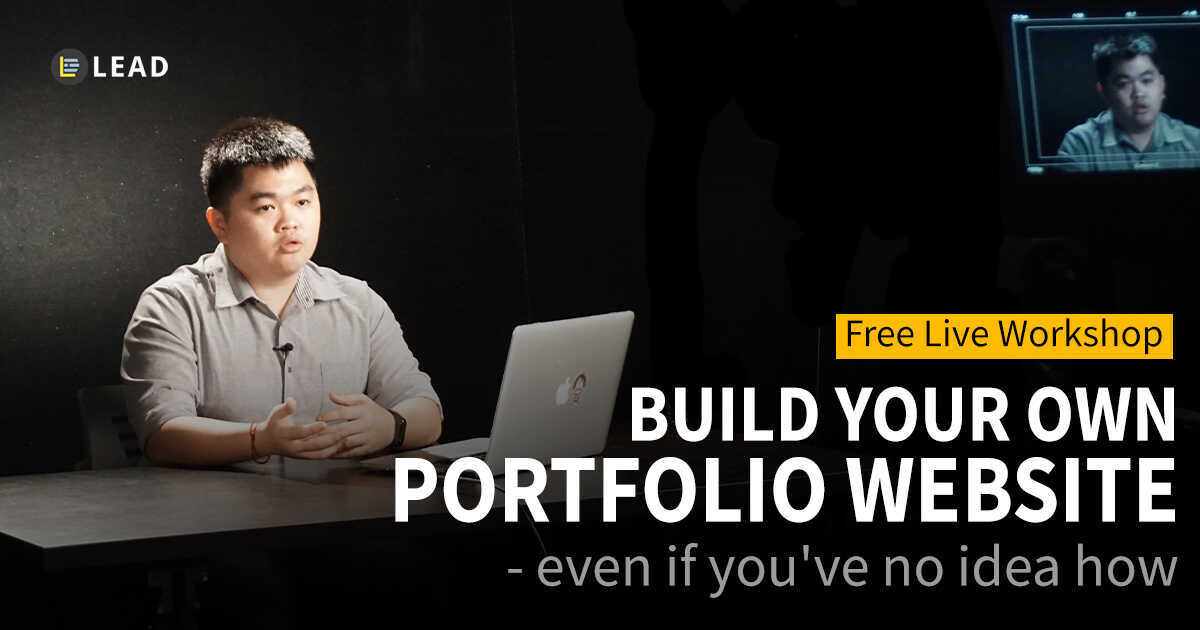Free Live Workshop: Build your own portfolio website | LEAD