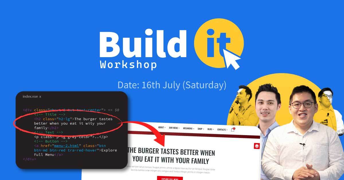 Build-It Workshop: Turn your idea into a website and launch in 2 hours